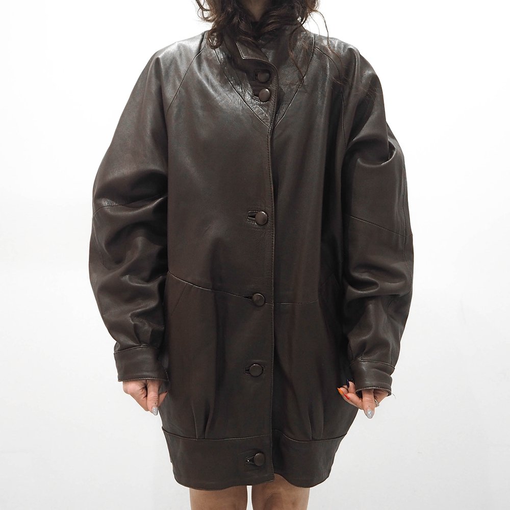 Bat Sleeve Leather Jacket – Nerve Vintage