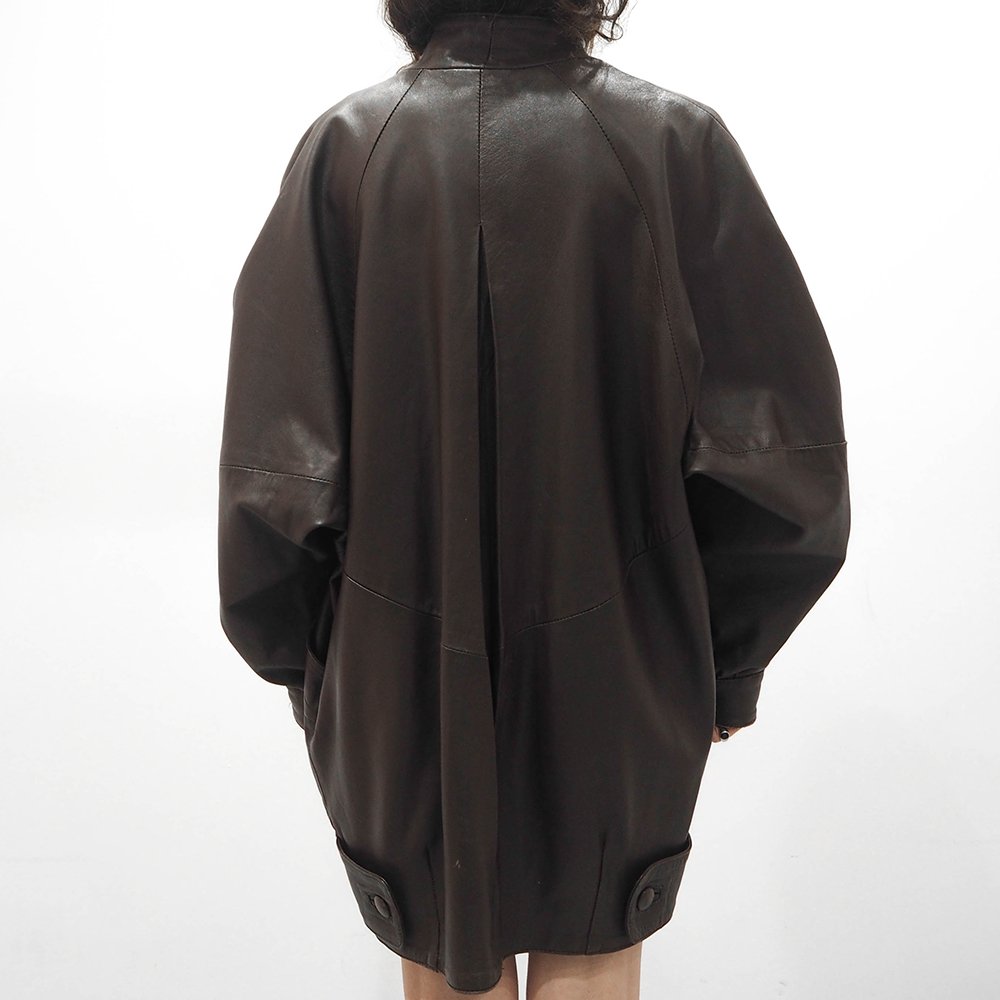 Bat Sleeve Leather Jacket – Nerve Vintage